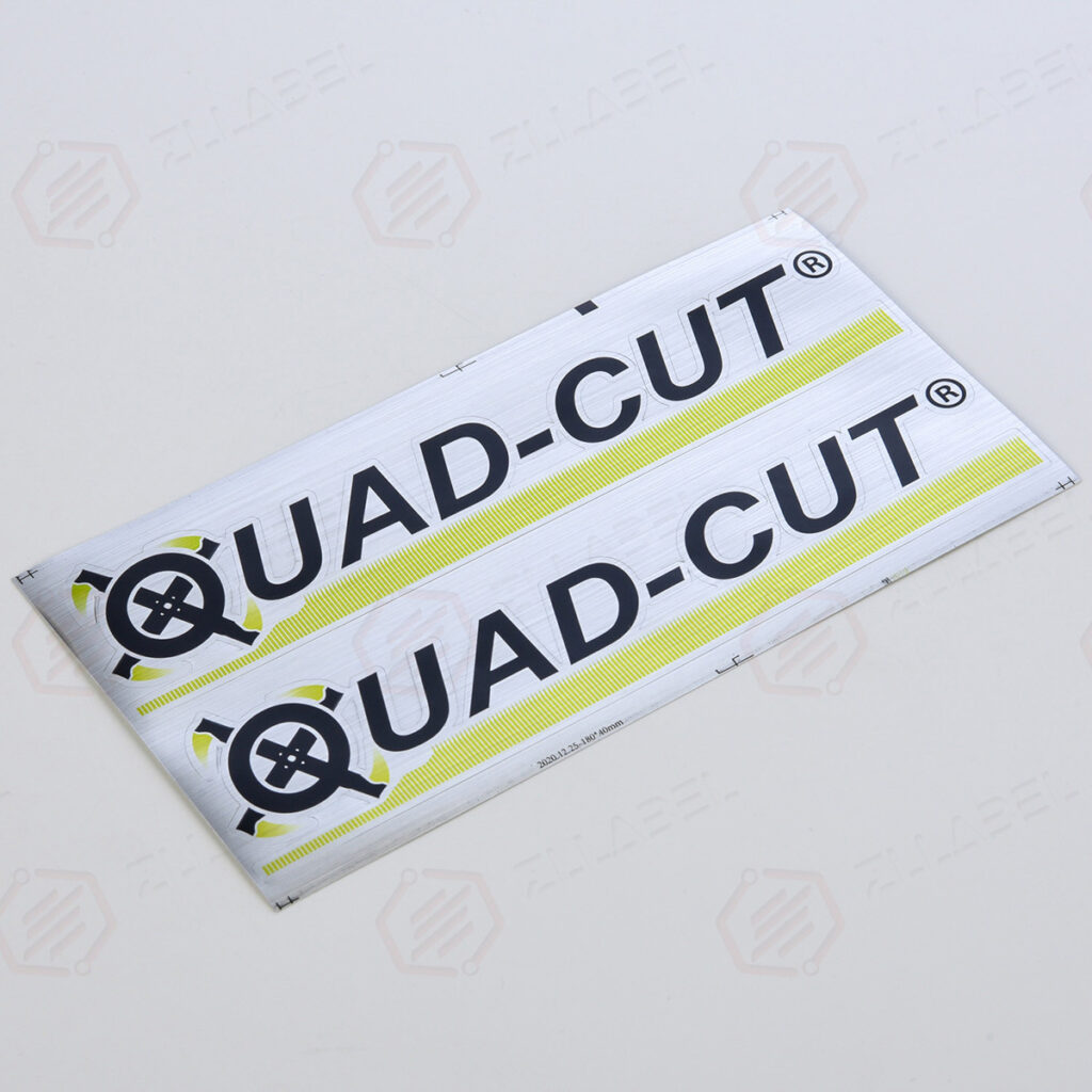 Bright Silver Labels - Zllabel