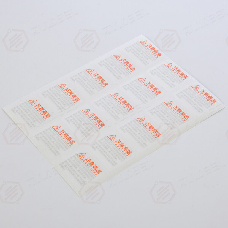 Clear Labels / Stickers - Zllabel